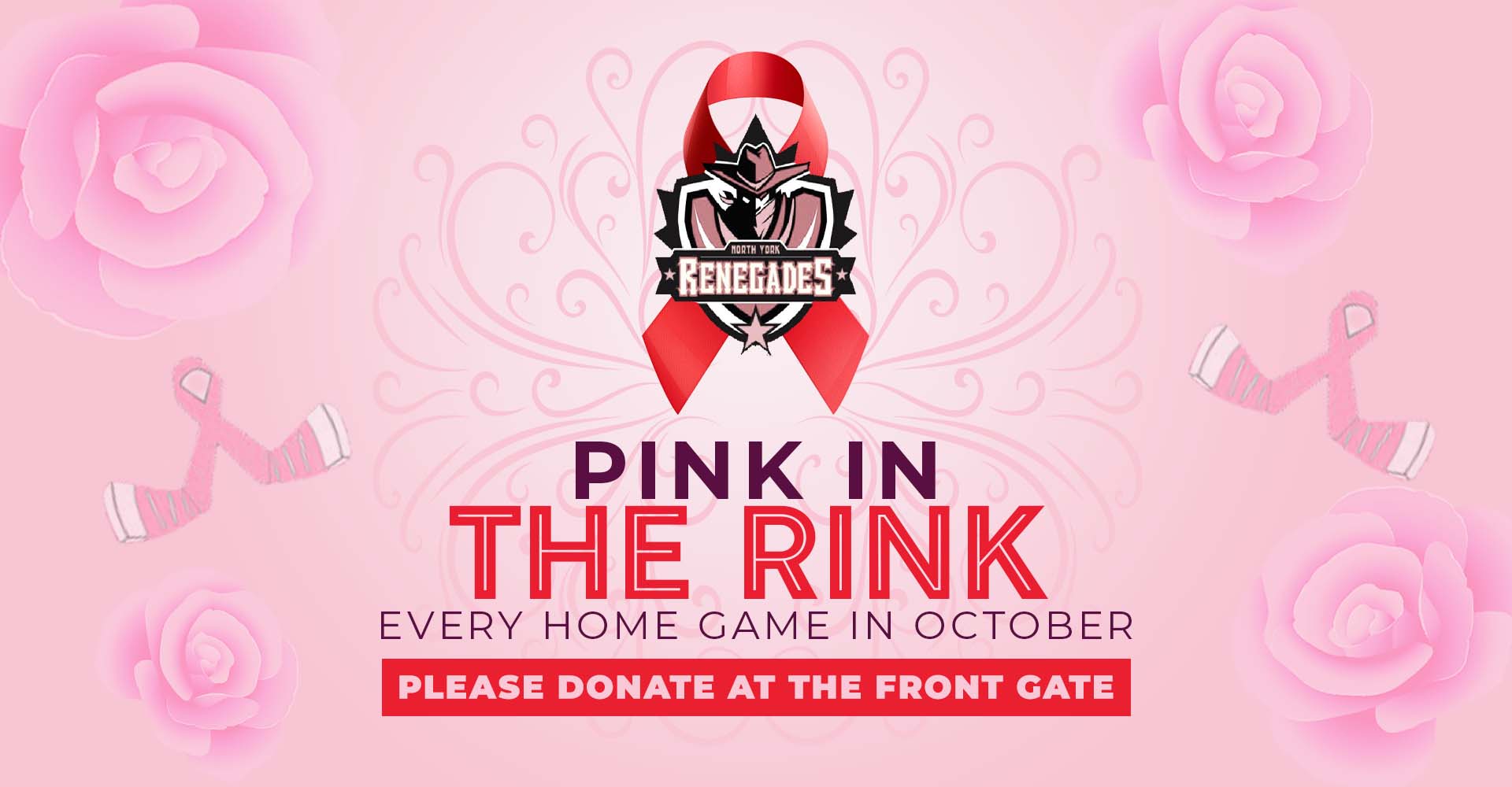 Pink in the Rink! | North York Renegades Hockey
